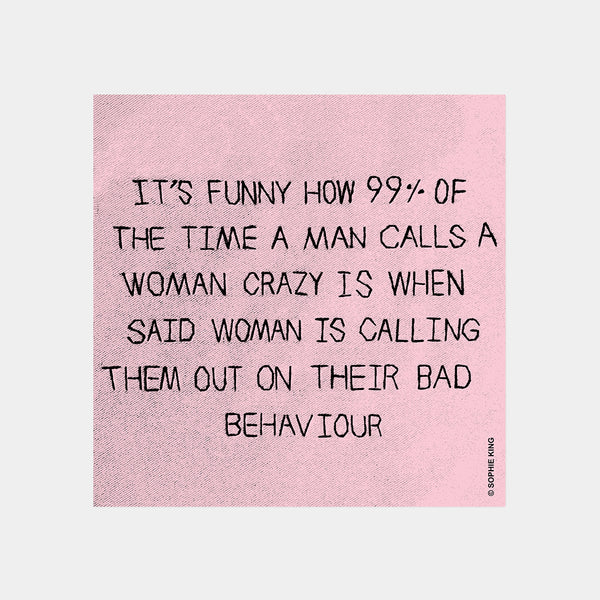 IT'S FUNNY HOW (STICKER) - King Sophie's World