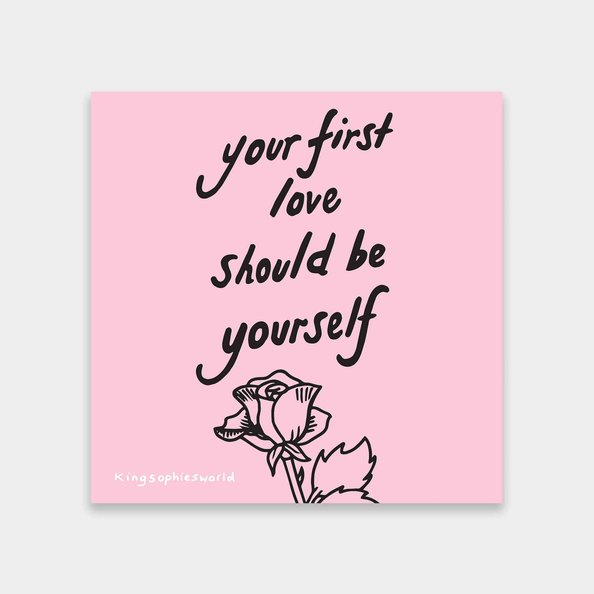YOUR FIRST LOVE (STICKER) - King Sophie's World