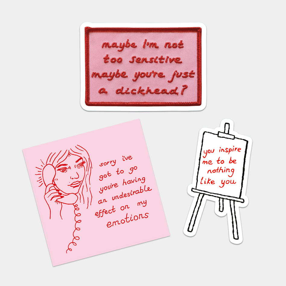 SENSITIVE (STICKER PACK) – SOPHIE KING